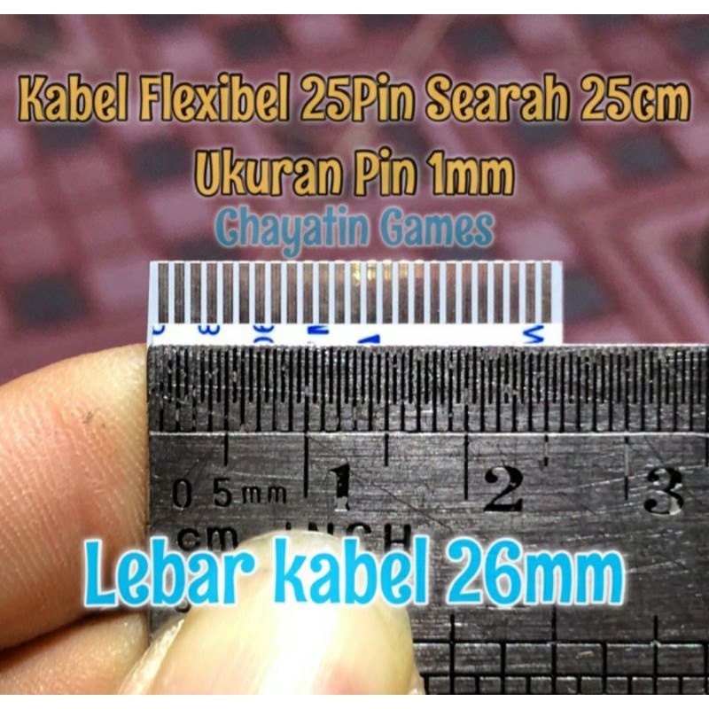 Jual Kabel Flexibel 25 Pin KASAR SEARAH Panjang 25cm - Ukuran Pin 1 mm ...