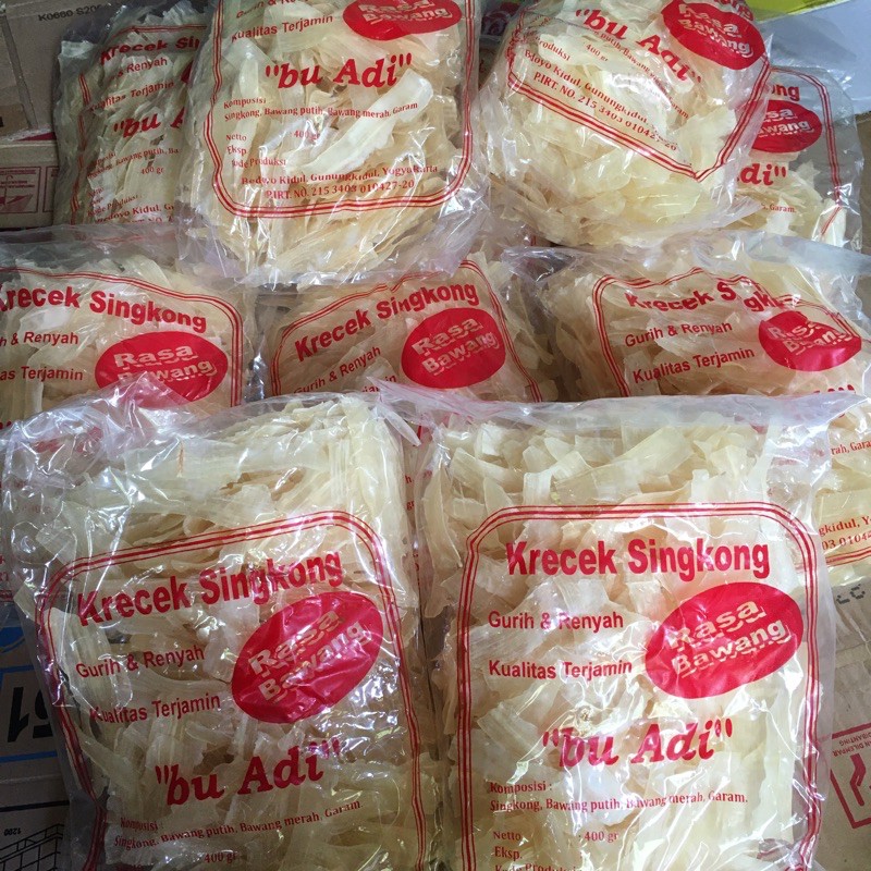 Jual Manggleng mentah Singkong Mentah / Krecek Singkong Makanan Khas ...