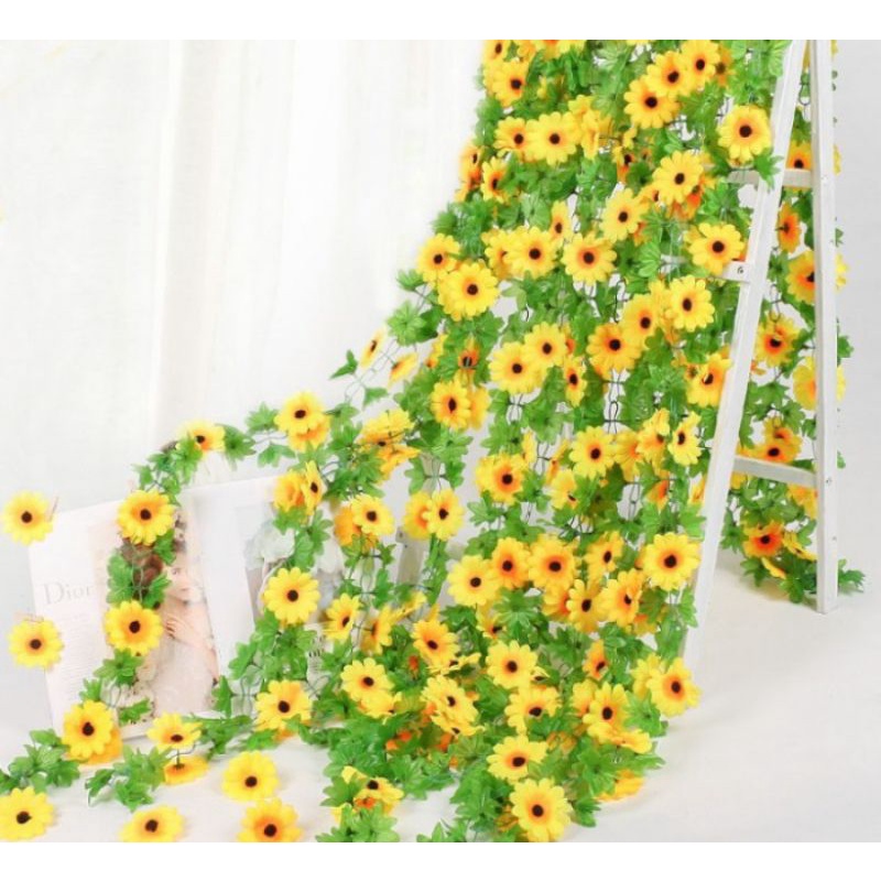 Jual Bunga matahari bunga rambat plastik artificial bunga | Shopee ...