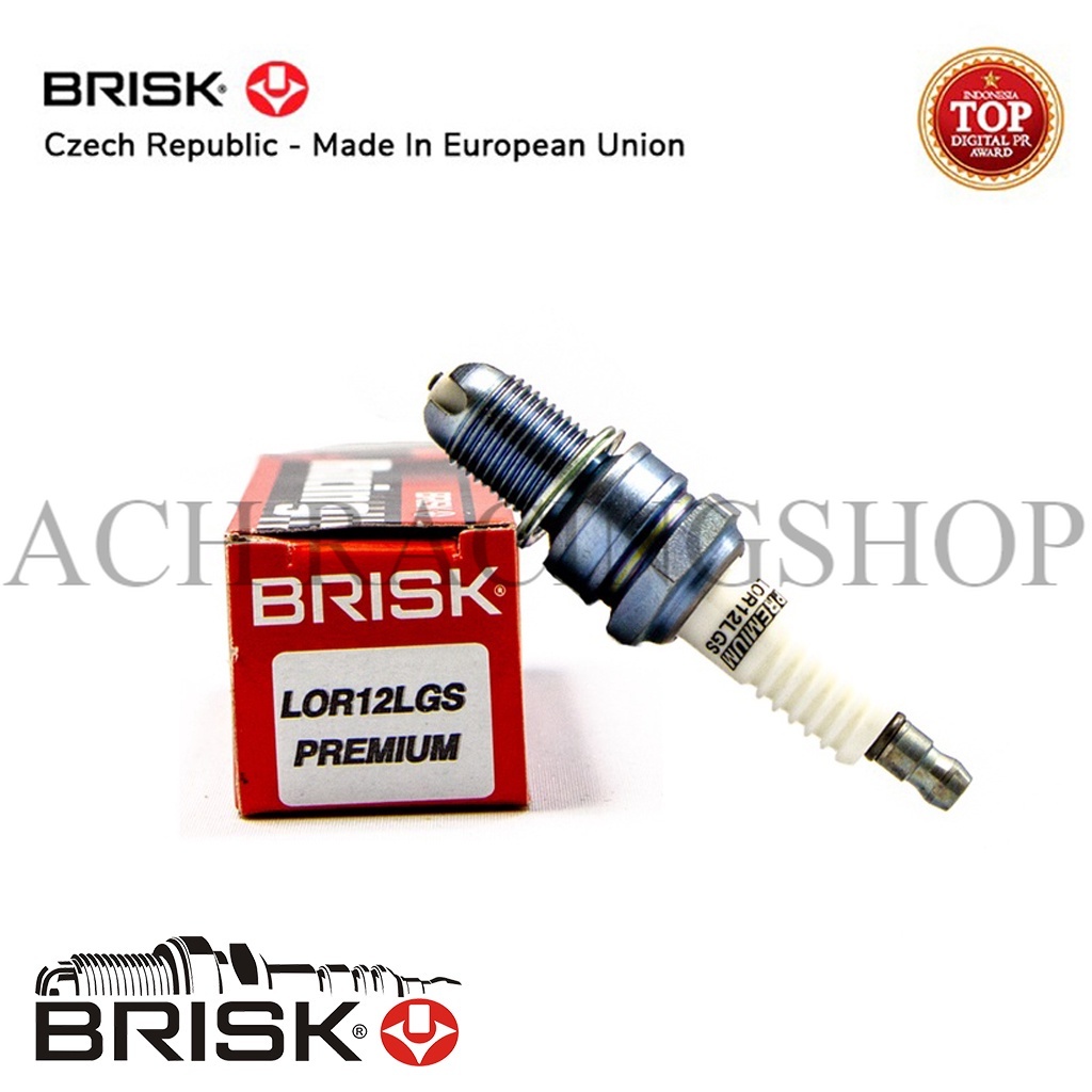Jual Busi Motor BRISK Premium LGS Tipe - LOR12LGS / Busi Brisk Premium ...