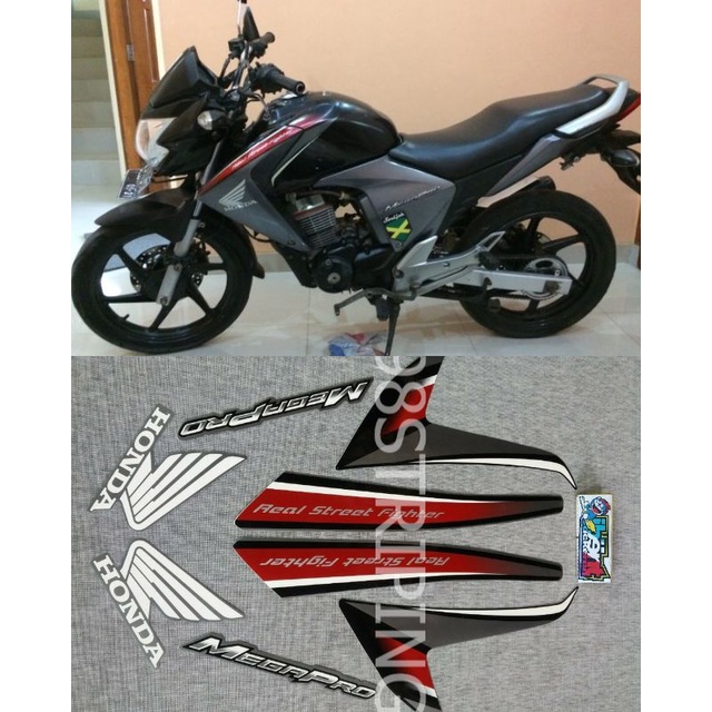 Jual STIKER STRIPING LIS STANDAR ORI HONDA MEGAPRO MEGA PRO HITAM TAHUN ...