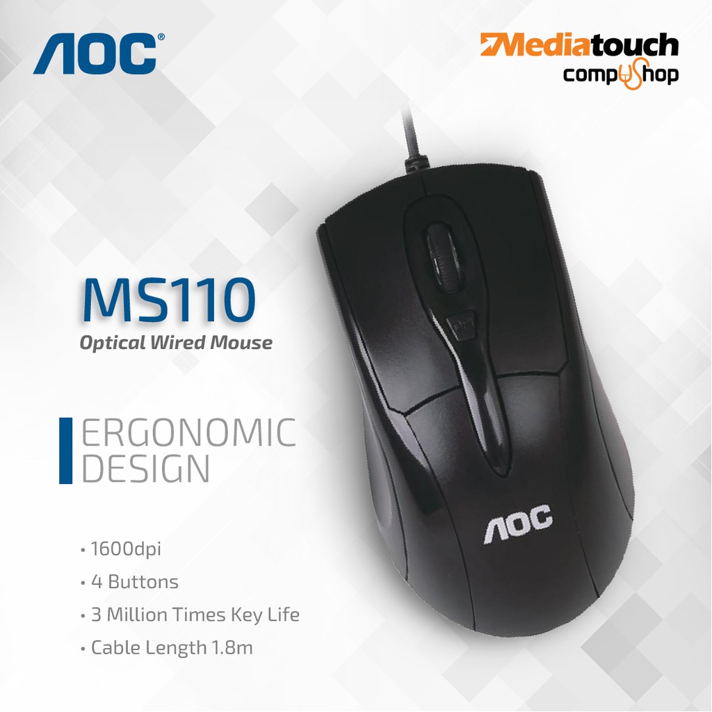 Jual AOC MS110 - Gaming Mouse | Shopee Indonesia