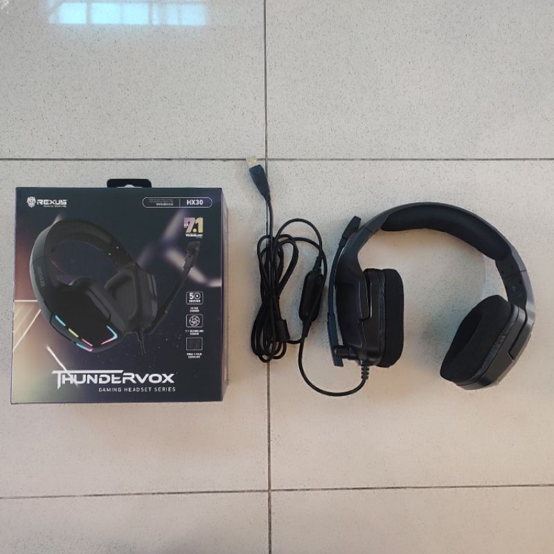 Jual Headset Gaming Rexus Thundervox HX30 / HX-30 (Bekas) | Shopee ...
