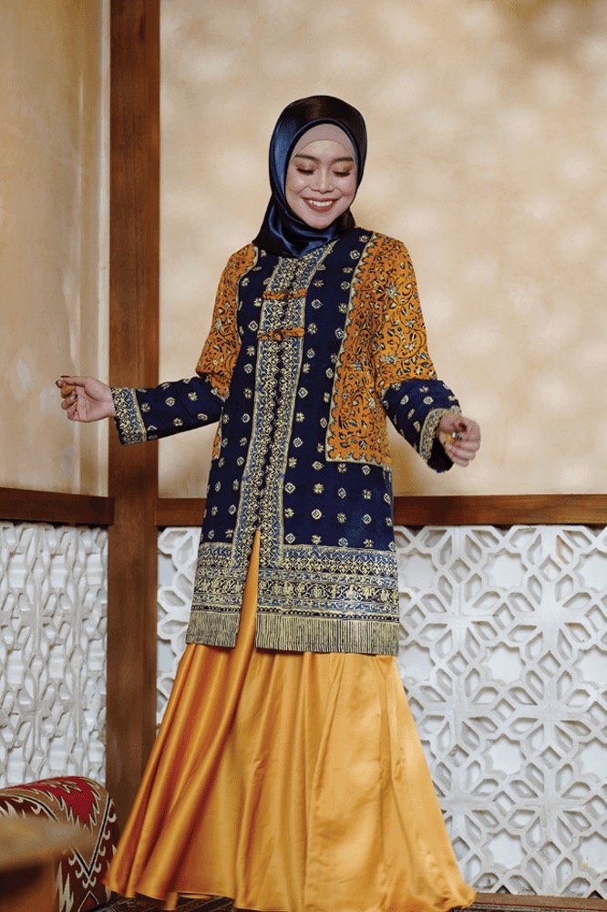 Jual NONA RARA - Zia Ftr Sembagi T0843, Baju Batik Kasual Modern ...