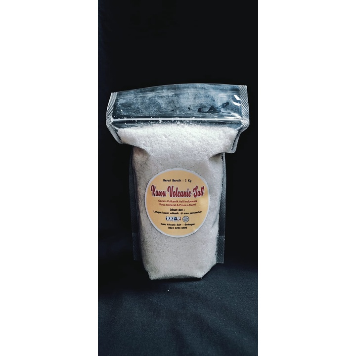 Jual Garam Mandi/ Garam Gunung Organik (Kuwu Volcanic Salt) 1 KG ...