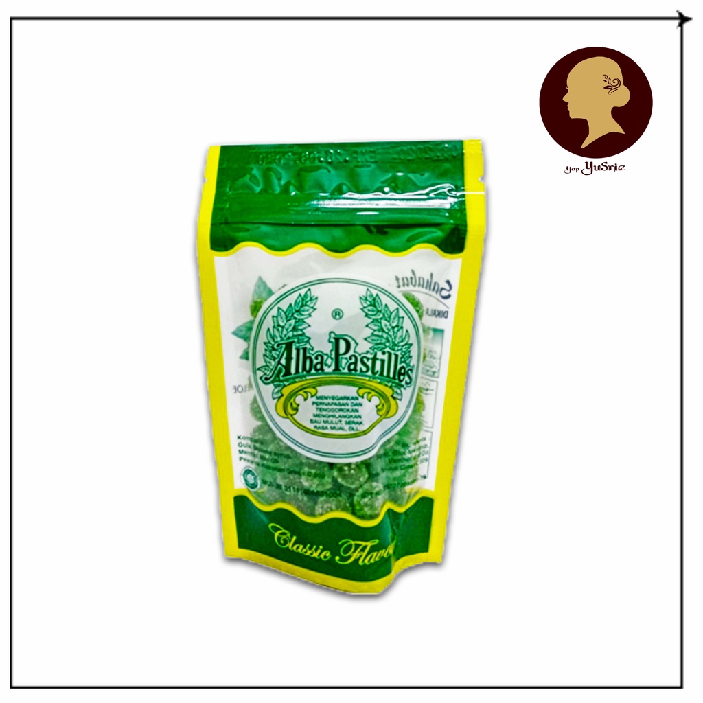 Jual PERMEN MINT MENTOL MURAH ALBA PASTILLES 100gr PASTILES GULA SWEET ...