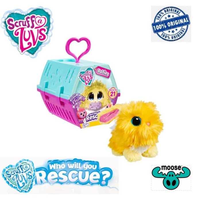 Jual NEW!! MOOSE LITTLE LIVE PETS SCRUFF A LUVS FRIENDS BABIES RANDOM ...