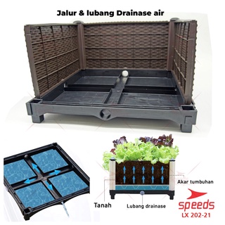 Jual SPEEDS Pot Bunga Pot Tanaman Plastik Planter Box Untuk Benih Bibit ...