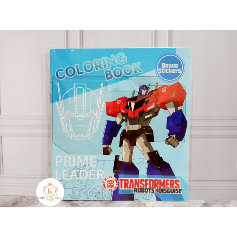 Jual New ! Coloring Book Transformers Robots in Disguise ( 16 Halaman ...