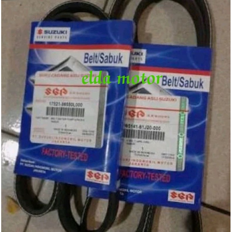 Jual Fan Belt set Tali Kipas Set Sudah 2 macam Ac dengan Alternator Suzuki APV Arena Futura ...