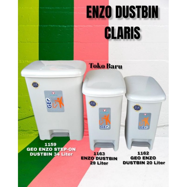 Jual Tempat Sampah Injak Claris 20 ltr,29ltr,34ltr | Shopee Indonesia