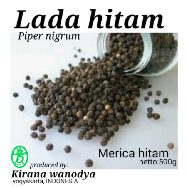 Jual Lada Hitam Black Piper Bubuk 500g Merica Bubuk - Kirana | Shopee ...