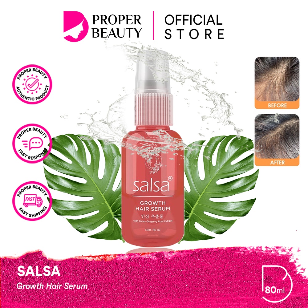 Jual SALSA Growth Hair Serum Indonesia / Serum Rambut 80ml / With Panax ...