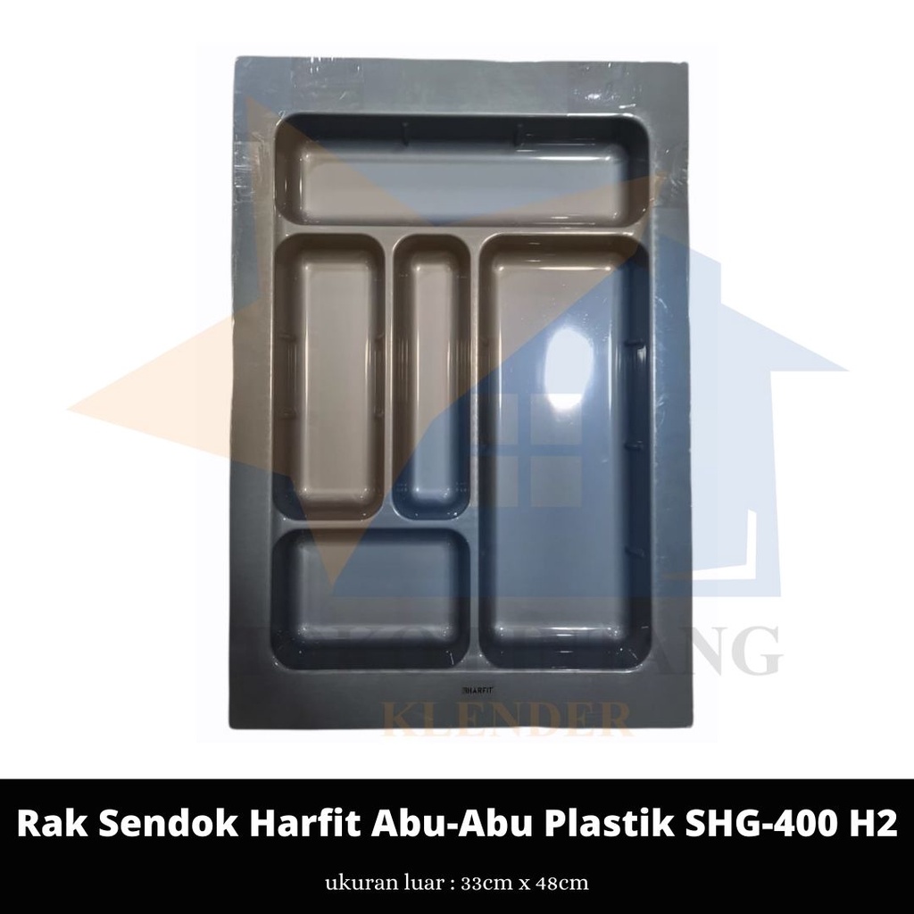 Jual Rak Sendok Harfit Abu-Abu Plastik SHG-400 H2 (33cm X 48cm) | Shopee Indonesia