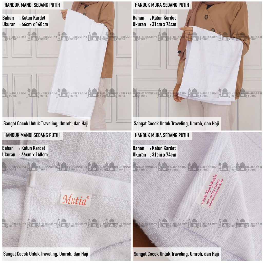 Jual Handuk Kecil Leher Atau Handuk Besar Mandi | Shopee Indonesia
