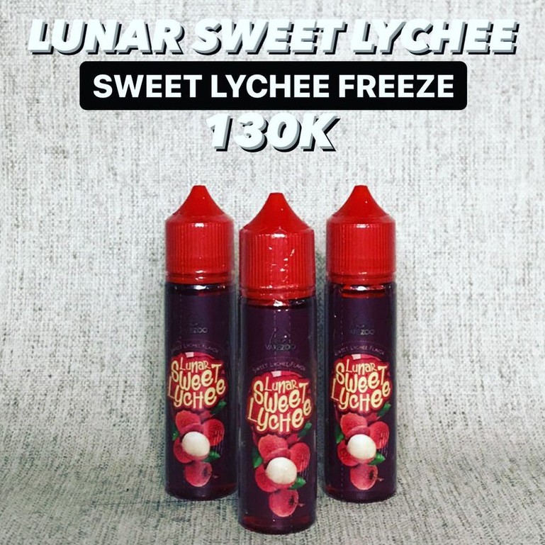 Jual E-LIQUID FREEBASE FRUTY LUNAR SWEET LYCHEE 60ml by @vapezooid ...