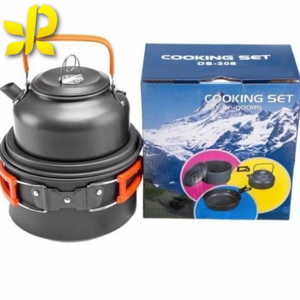 Jual Cooking Set DS 308 / Alat Masak Praktis / Alat Masak di Gunung ...