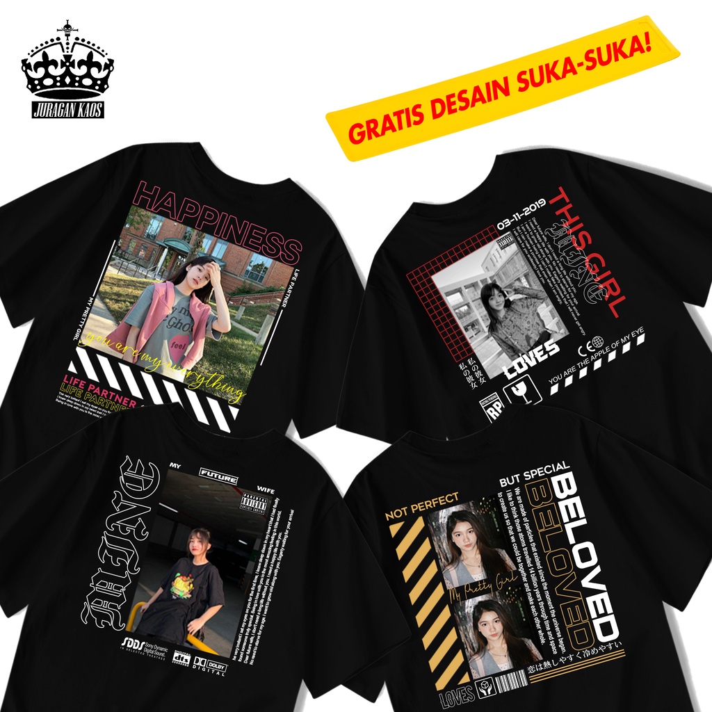Jual Kaos Custom Foto Aesthetic / Kaos Custom Aesthetic / Kaos Bucin ... Jual Kaos Custom Foto Aesthetic / Kaos Custom Aesthetic / Kaos Bucin ...
