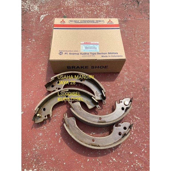 Jual KAMPAS REM BELAKANG L038/L300-BRAKE SHOE REAR L039 ML587659 | Shopee Indonesia