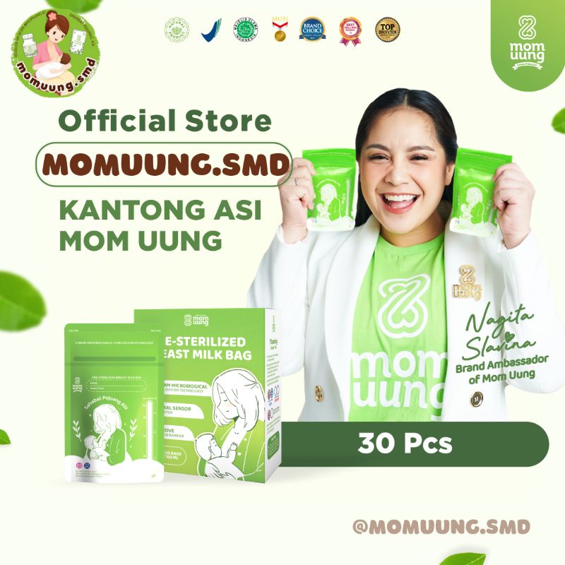 Jual ASI BAG / Kantong Asi Mom uung Breast Milk Bag Isi 30 bag | 100 ml | Shopee Indonesia