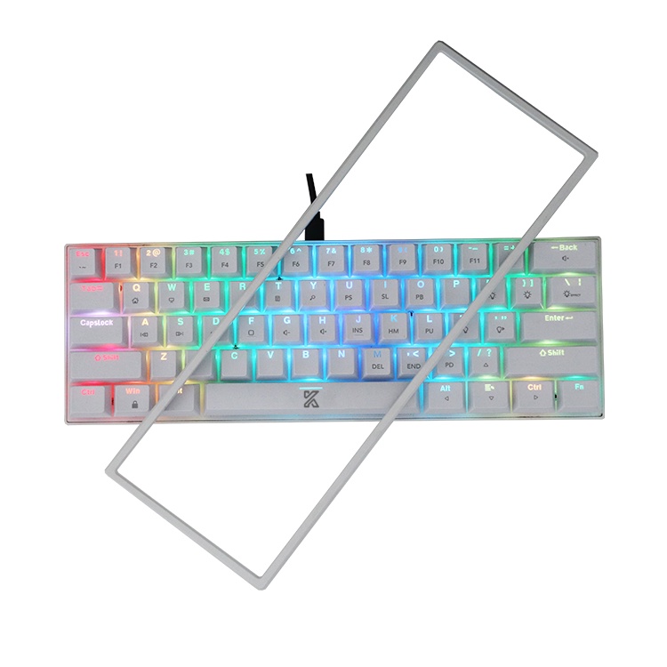 Jual Komic Mechanical Hotswap Gaming Keyboard 60% / 61 Keys RGB KG ...