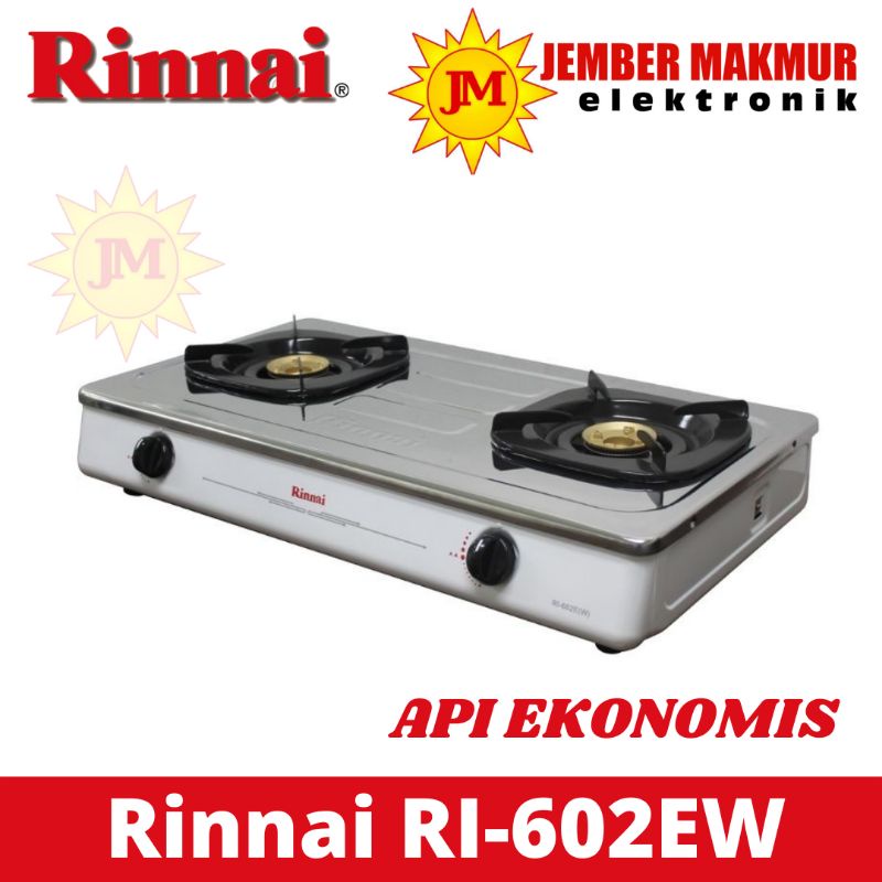 Jual RINNAI RI 602 E KOMPOR GAS 2 TUNGKU RINNAI 602 ew | Shopee Indonesia