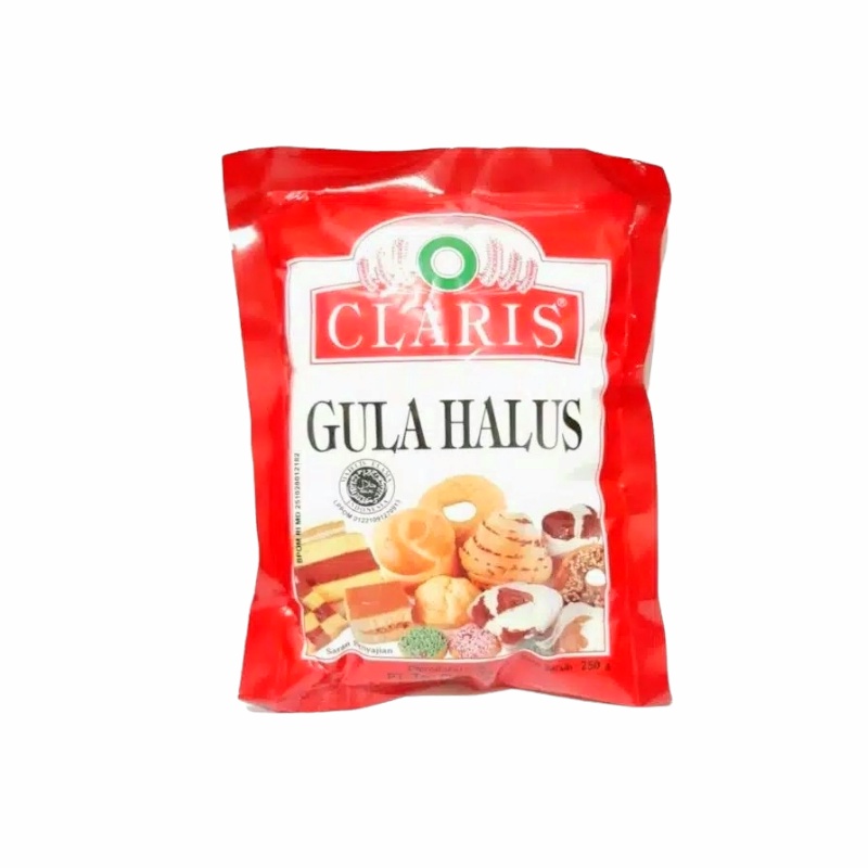 Jual CLARIS Gula Halus 250 gram | Shopee Indonesia