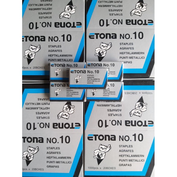 Jual [BOX ISI 20] STAPLES ETONA NO. 10 / STAPLES ETONA NO.10 / ISI ...