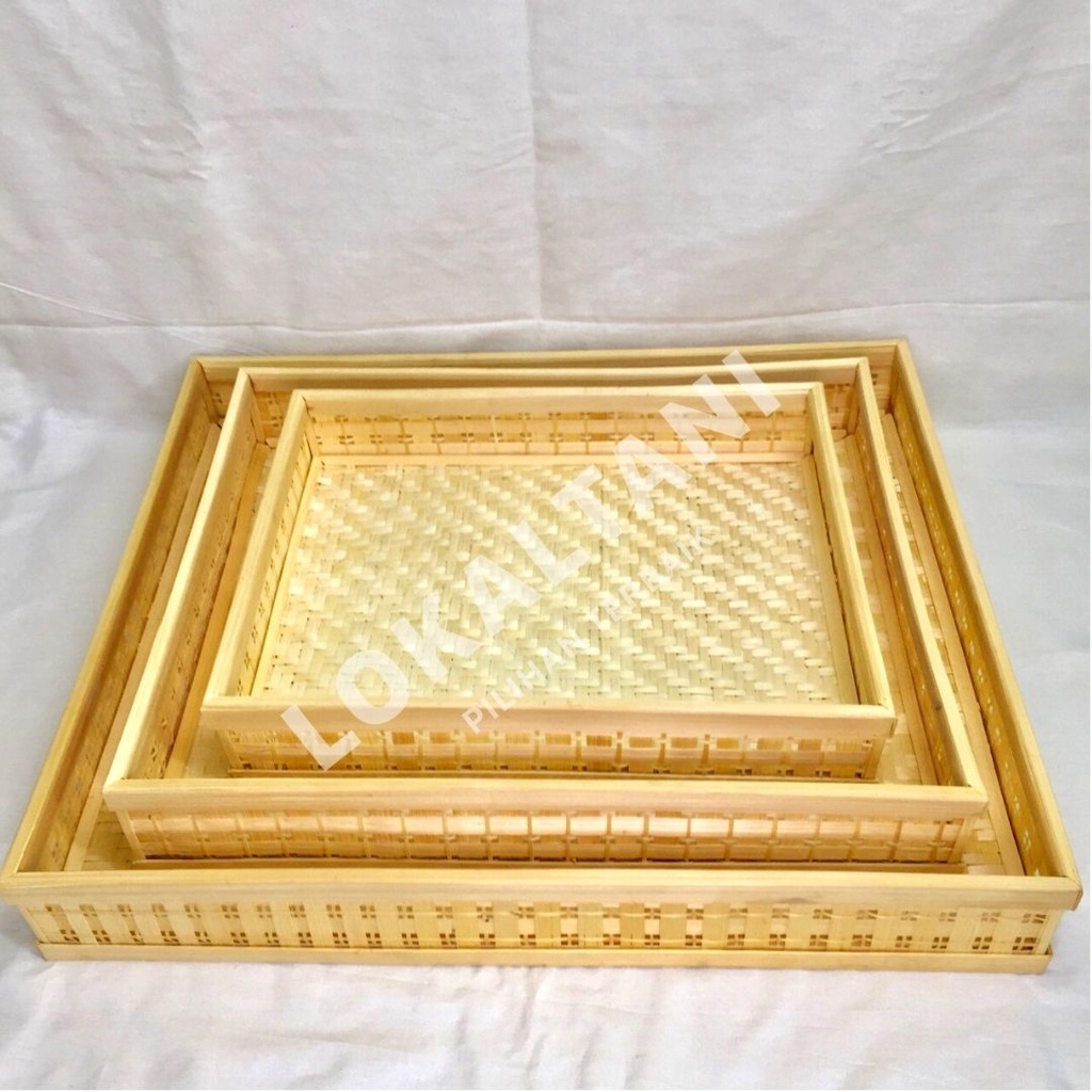 Jual Tampah Anyaman Bambu Kotak / Tambir Bambu Kotak Anyaman / Nampan ... Jual Tampah Anyaman Bambu Kotak / Tambir Bambu Kotak Anyaman / Nampan ...