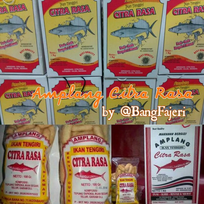 Jual Amplang Citra Rasa, Amplang Ikan Tenggiri, Amplang Kotabaru ...