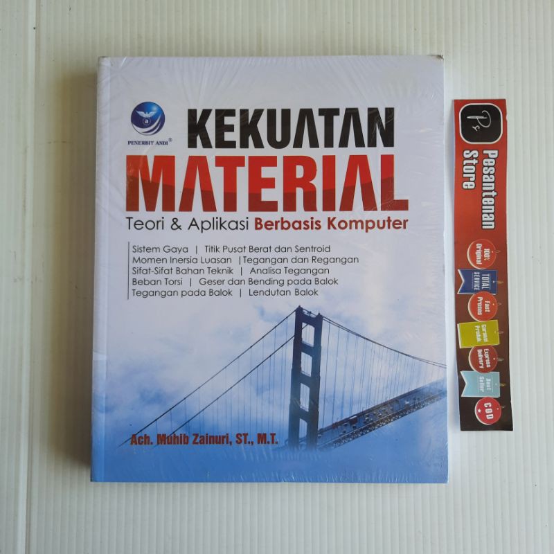 Jual BUKU ORIGINAL KEKUATAN MATERIAL . BUKU TEKNIK . ANDI PUBLISHER ...