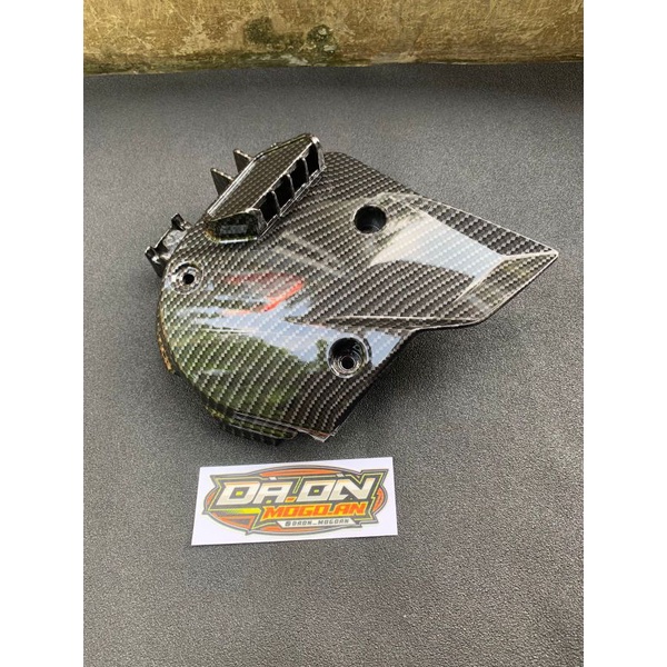Jual cover CVT cover tutup CVT cap L keong CVT k2s karbon Vario 160 ...