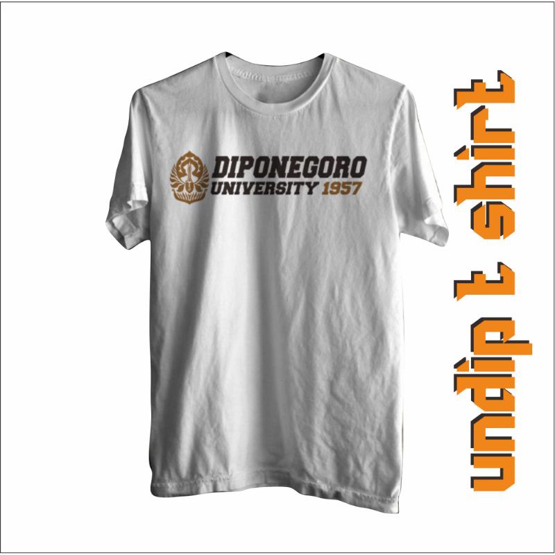 Jual T Shirt Universitas Diponegoro Semarang Premium Edition Hitam ...