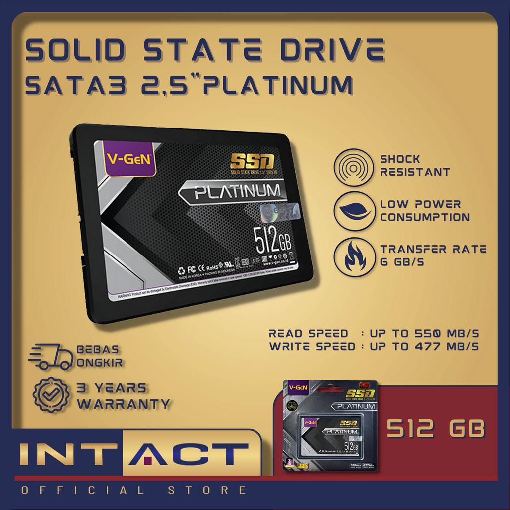 Jual SSD V-GeN Platinum 512GB Rescue 480GB SATA 3 Solid State Drive 2.5 ...