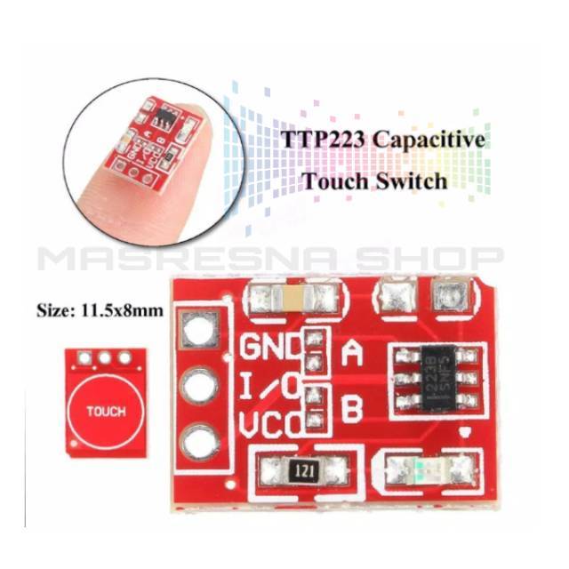 Jual Sensor Sentuh Ttp 223 Capasitive | Shopee Indonesia