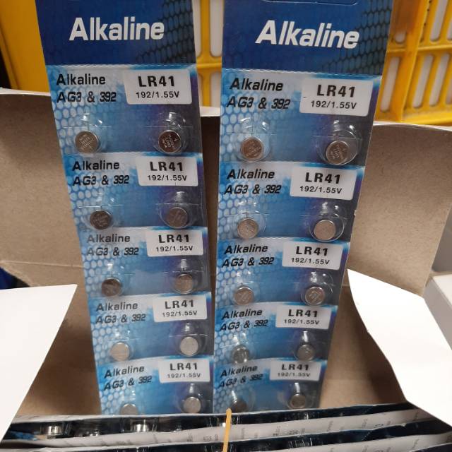 Jual Battery Lithium AG3 Baterai Kancing LR41 Batre Jam Tangan 392 Button Cell | Shopee Indonesia
