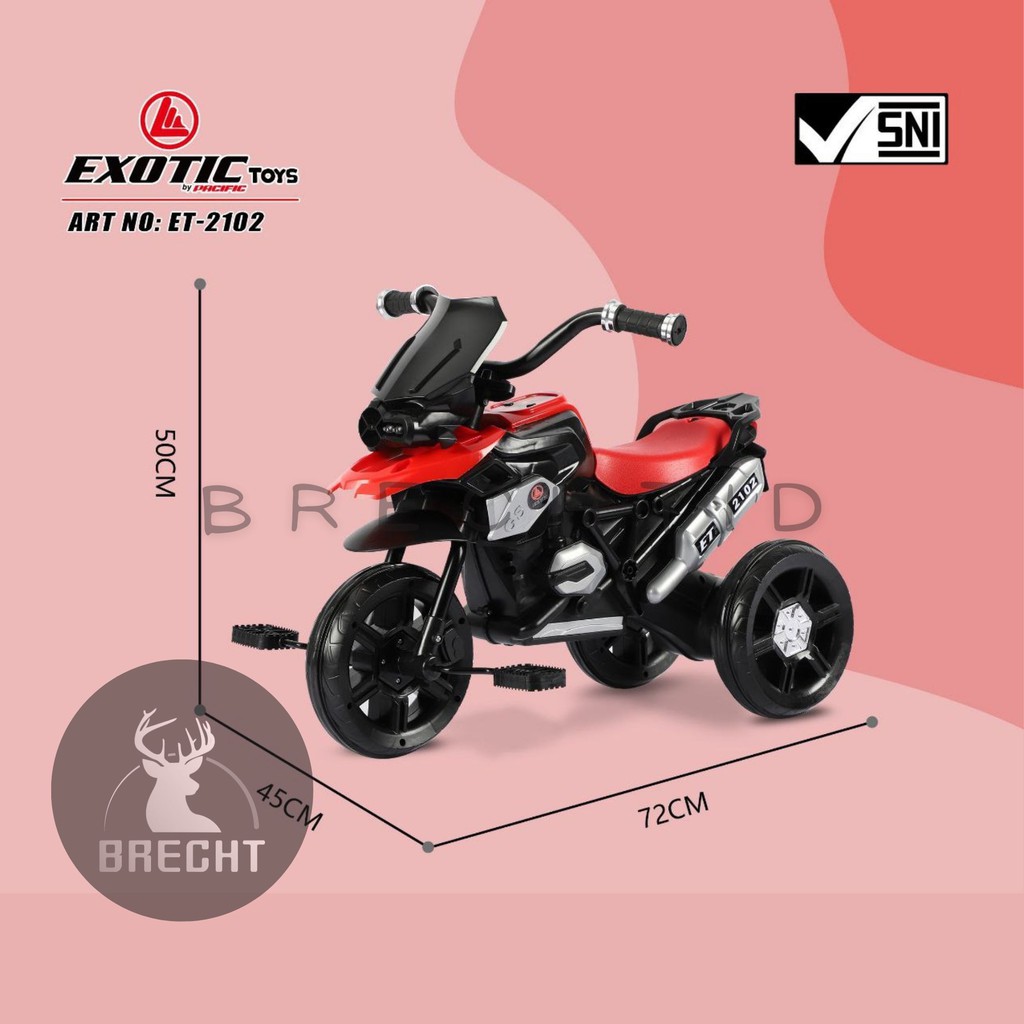 Jual Mainan Anak Motor Gowes Roda Tiga Exotic ET-2102 / ET 2102 Ada ...