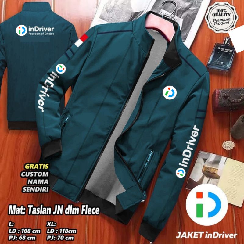 Jual JAKET DRIVER OJOL SABLON BOLAK BALIK JAKET INDRIVER PRIA WANITA ...