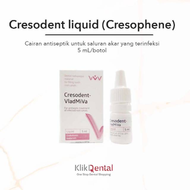 Jual KLIK DENTAL Cresodent Liquid ( Cresophene ) | Shopee Indonesia
