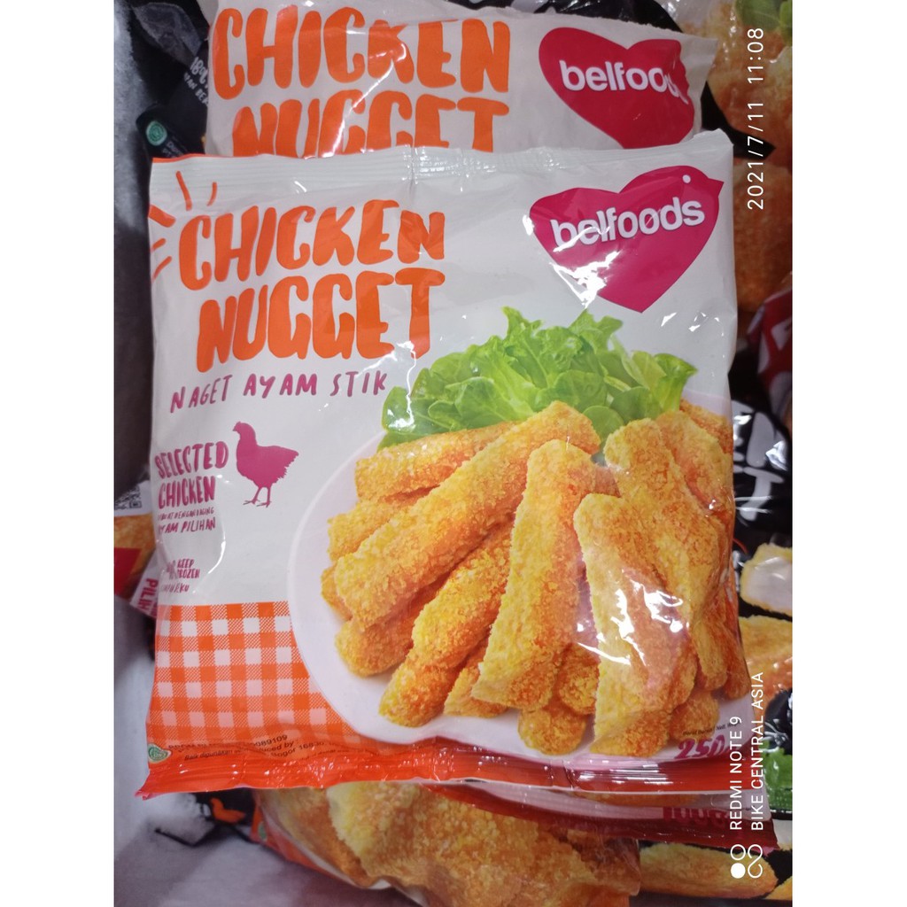 Jual Belfoods Chicken Nuget Nuget Ayam Stik 250gr 500gr 1kg Shopee