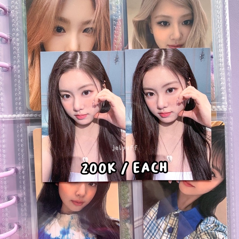 Jual photocard pc showcase garam le sserafim | Shopee Indonesia