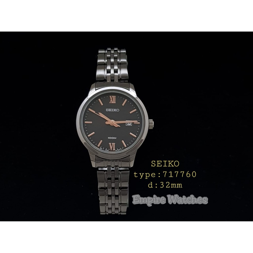 Jual Jam Tangan Seiko 717760 Wanita Cewek Tanggal Aktif Analog Rantai ...