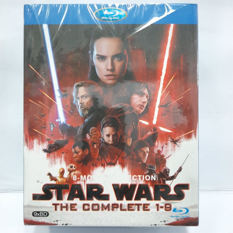 Jual BLU-RAY STAR WARS The Complete 1-9 Original (Blu-ray Disc ...
