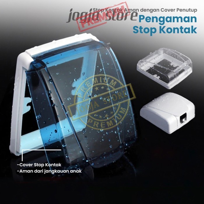 Jual Cover Stop Kontak Waterproof Tutup Pengaman Stop Kontak Dinding ...
