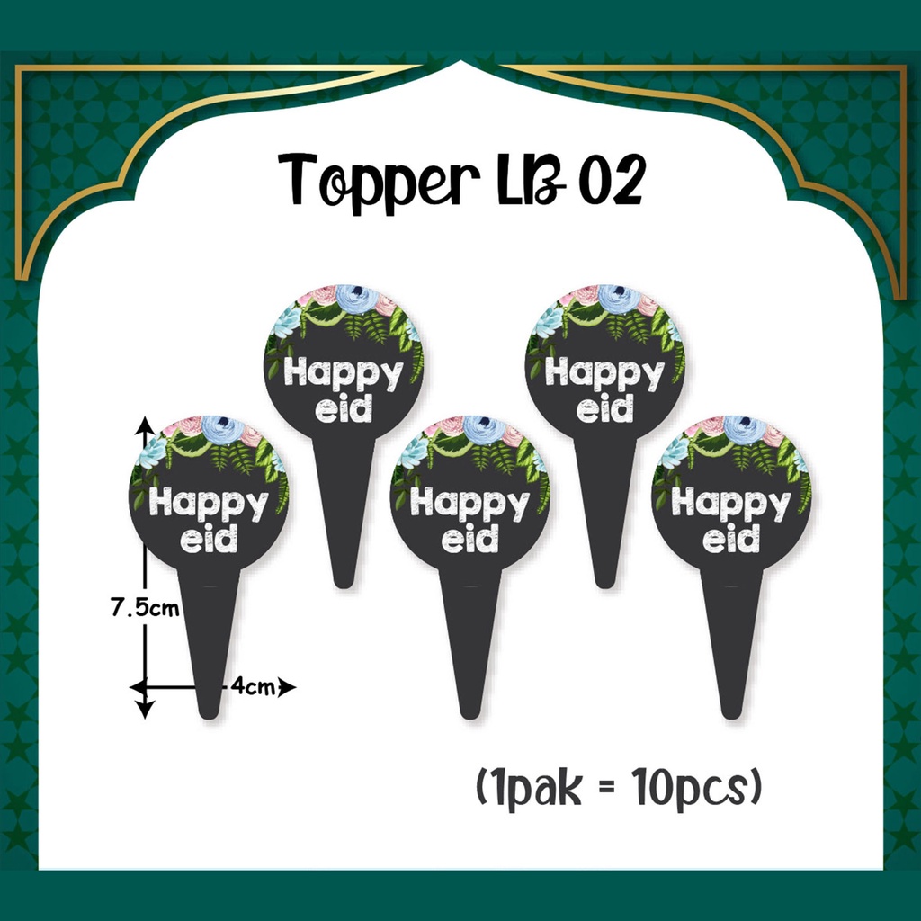 Jual Topper LB 02 Lebaran / Pernik Lebaran (1Bal 24 Pak) | Shopee Indonesia
