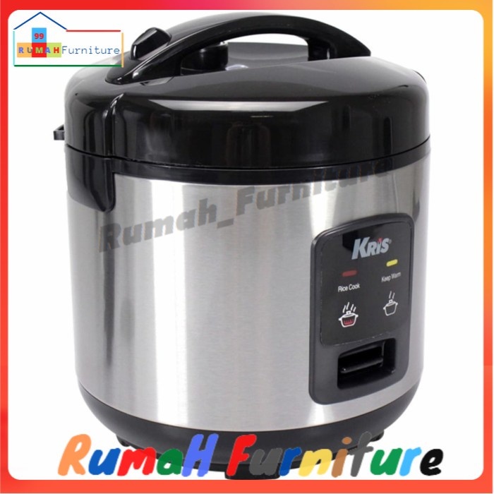 Jual krisbow rice cooker 1 liter hitam Deluxe Magicom 1,8 liter - 1L ...
