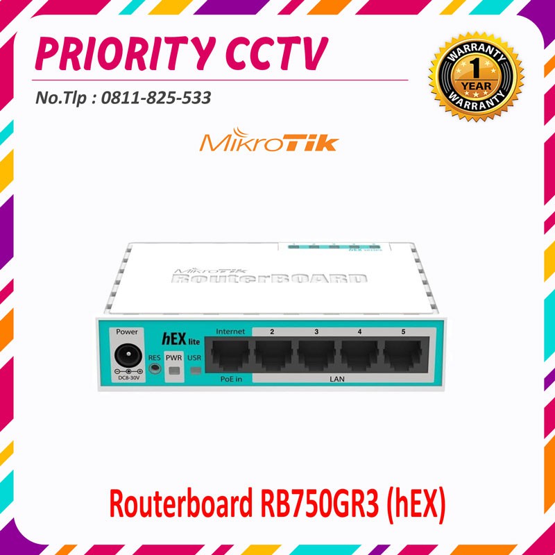 Jual Mikrotik Routerboard RB750GR3 (hEX) | Shopee Indonesia