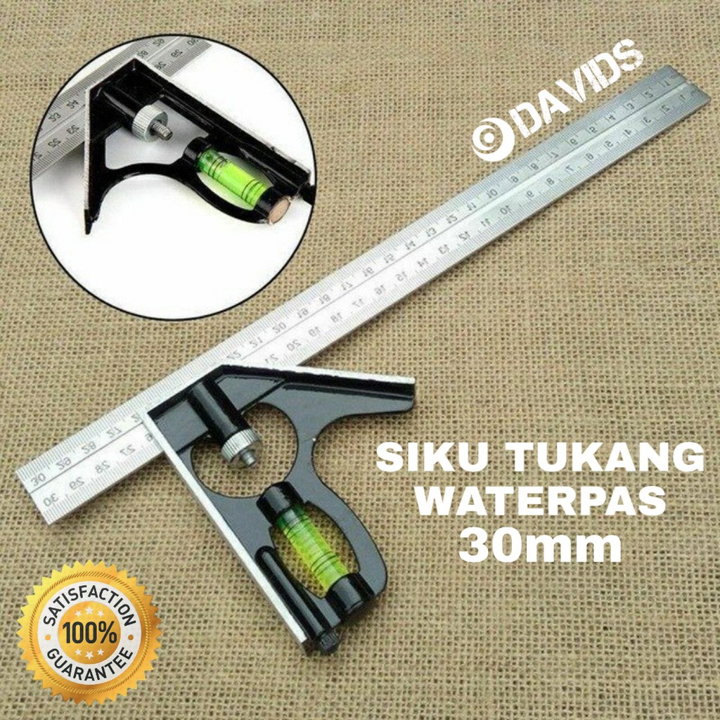 Jual Penggaris Siku Tukang Waterpass Waterpas Multifungsi | Shopee ...