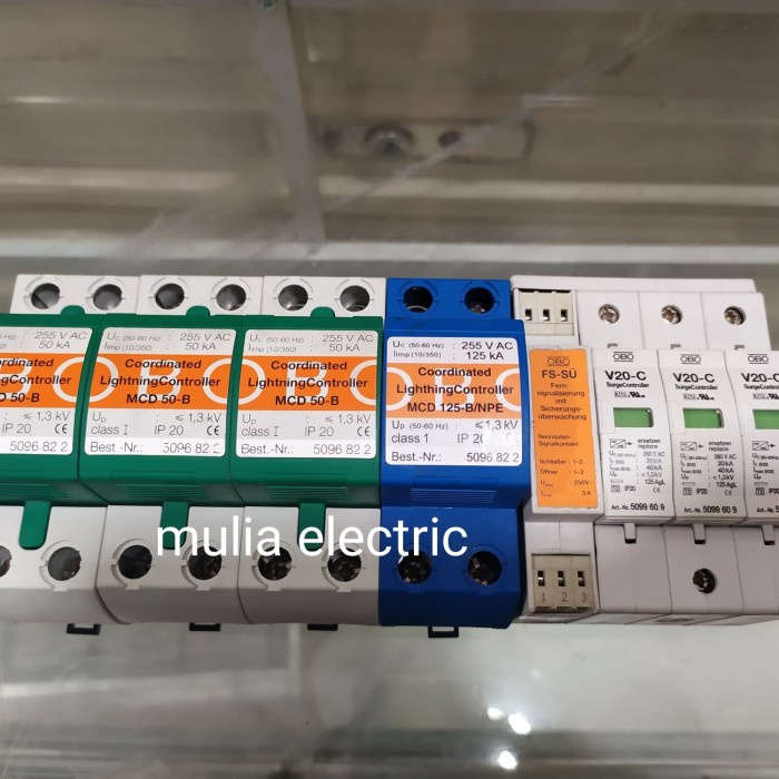 Jual surge arrester OBO MCD 50-B NPE 3Phase + OBO V20-C 280Vac FS-SU 3Phase | Shopee Indonesia