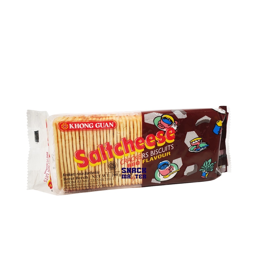 Jual Khong Guan Saltcheese Crackers Biscuits - Netto 200 gr | Shopee ...